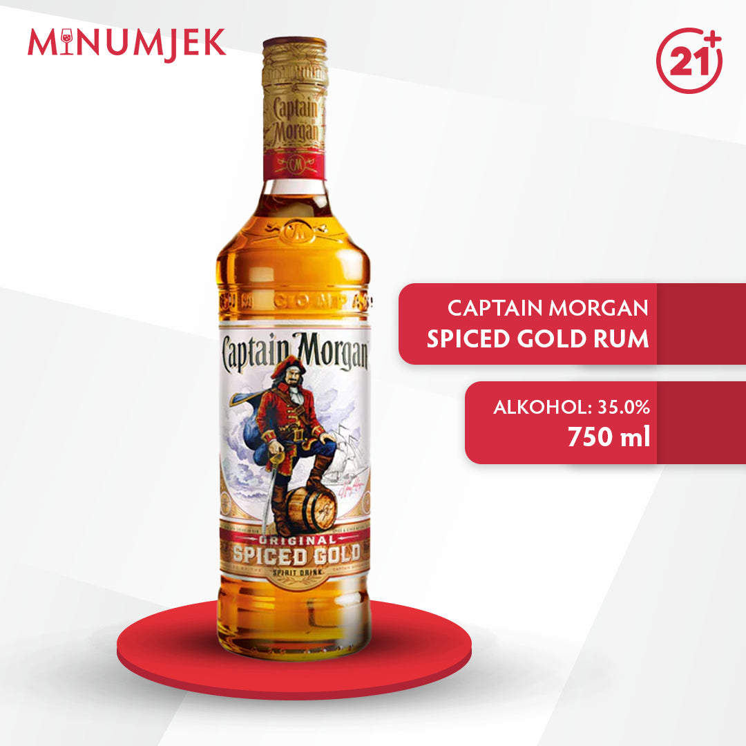 Jual Captain Morgan Original Spiced Gold Rum 750ml, Harga Terbaik