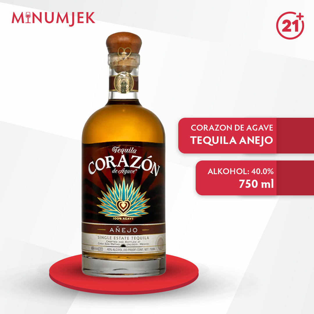 Jual Corazon De Agave Tequila Anejo 750ml, Harga Terbaik