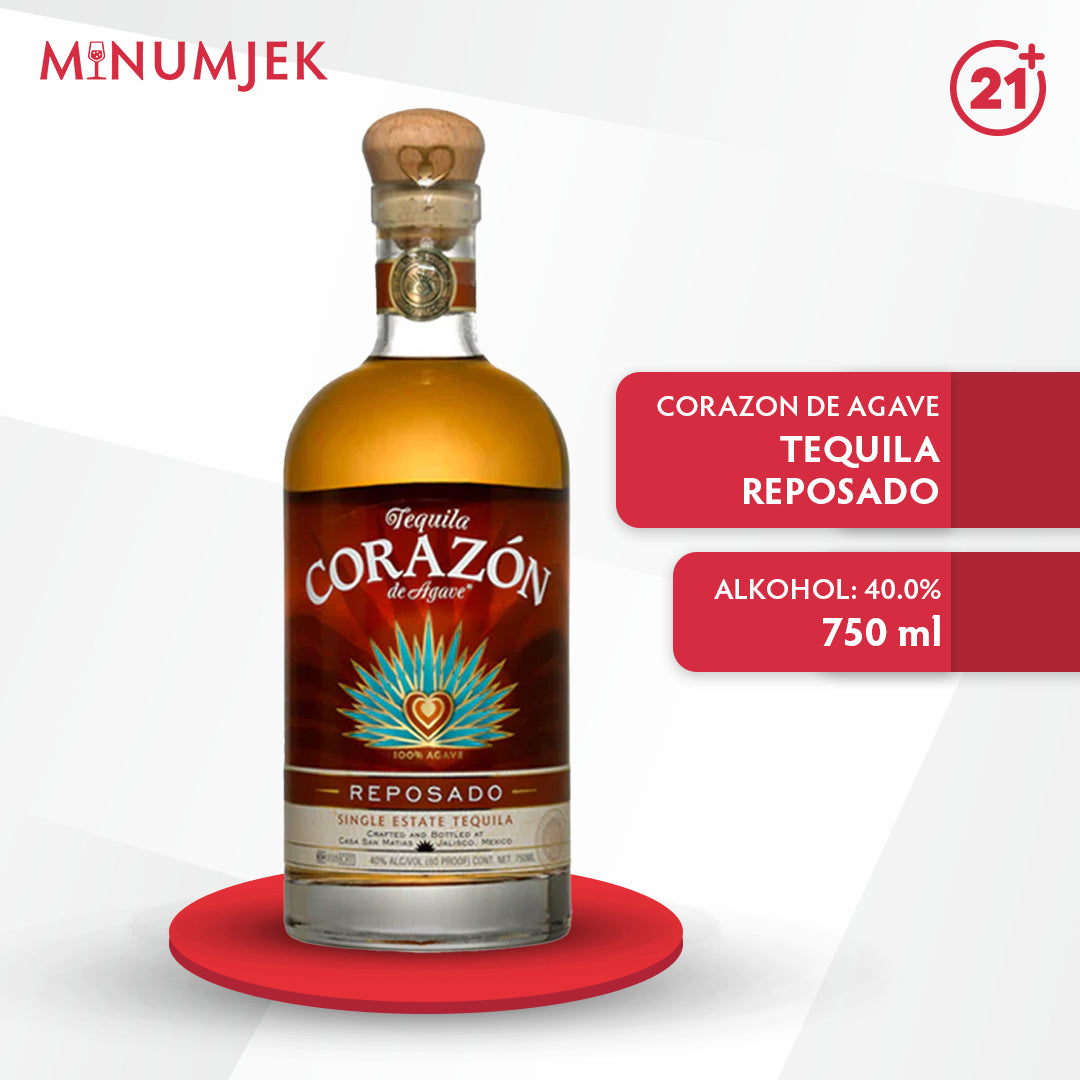 Jual Corazon De Agave Tequila Reposado 750ml, Harga Terbaik