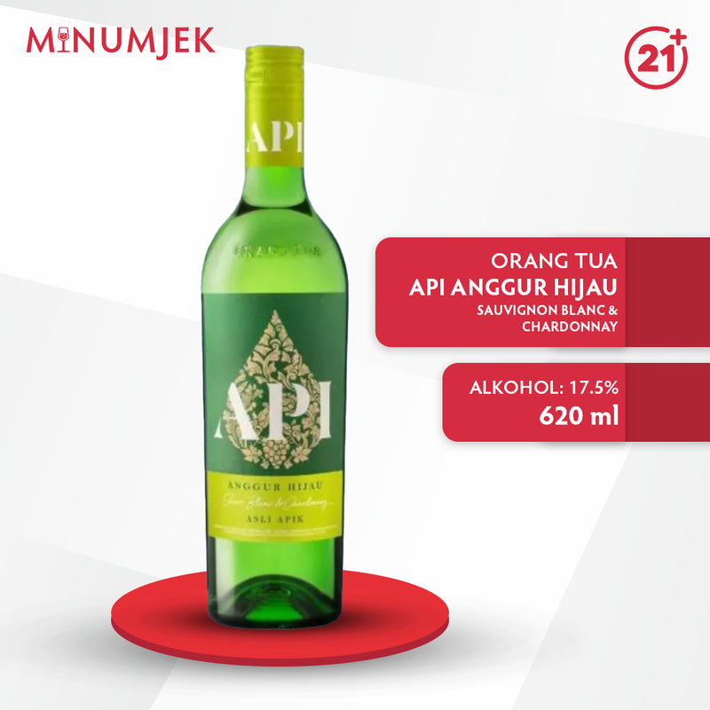 Jual Orang Tua API Anggur Hijau Sauvignon Blanc & Chardonnay 620ml ...