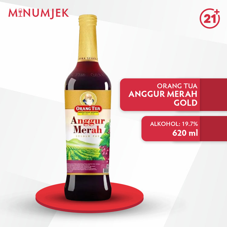 Jual Orang Tua Anggur Merah Gold 620ml, Harga Terbaik